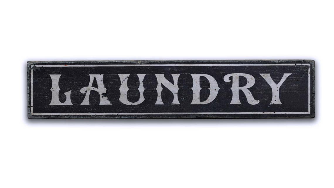 Laundry Sign Laundry Room Sign Wood Laundry Sign Wooden - Etsy