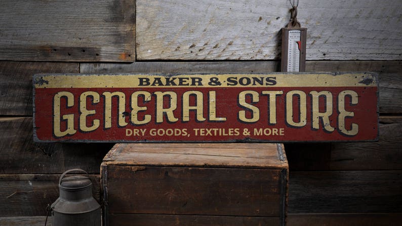General Store Decor Custom Store Sign General Store Sign - Etsy