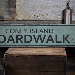 Boardwalk Arrow Sign, Beach Boardwalk Decor, Custom Wood Sign Gift for ...