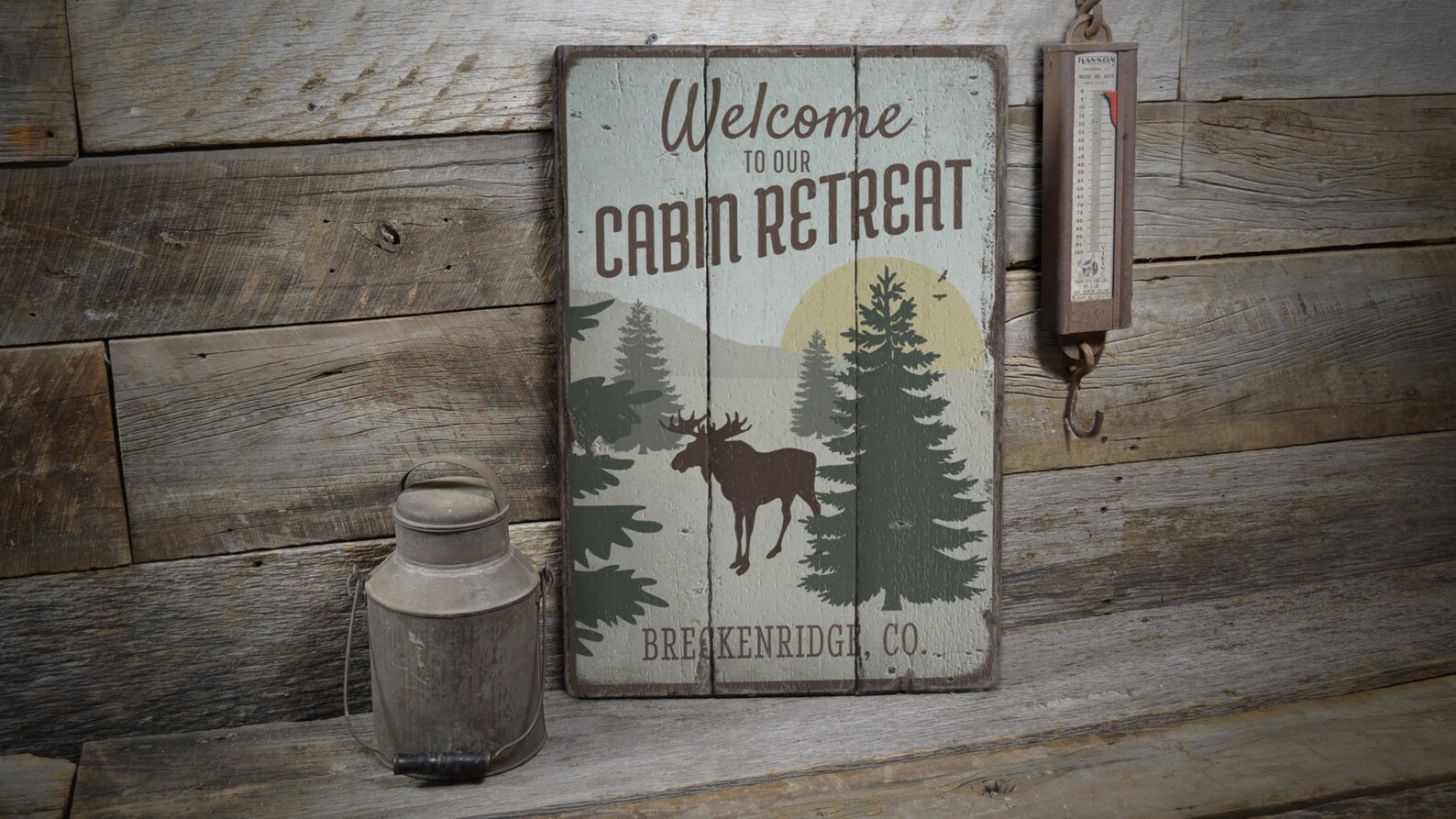 Cabin Retreat Sign Wooden Cabin Retreat Sign Decorative Home - Etsy