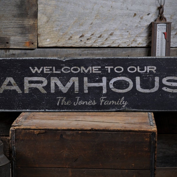 Farmhouse Wood Sign - Etsy