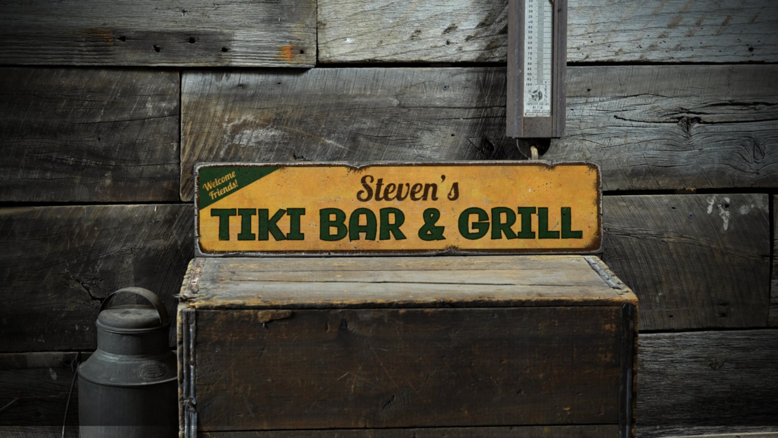 Tiki Bar Sign Custom Tiki Sign Tiki Decor Wood Tiki Sign - Etsy