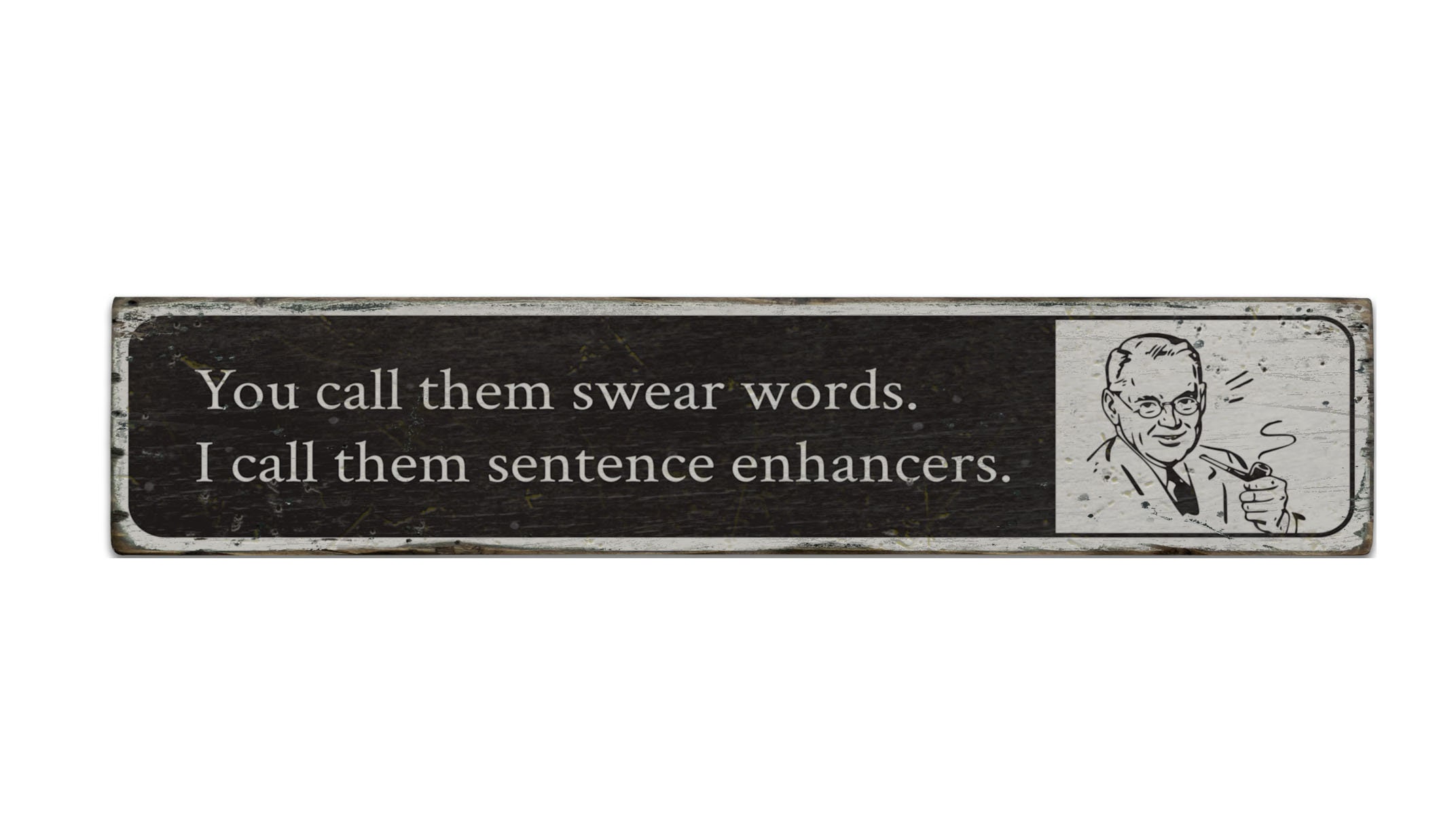 Cuss Words Sign Sentence Enhancers Cussing Problems Cussing - Etsy UK