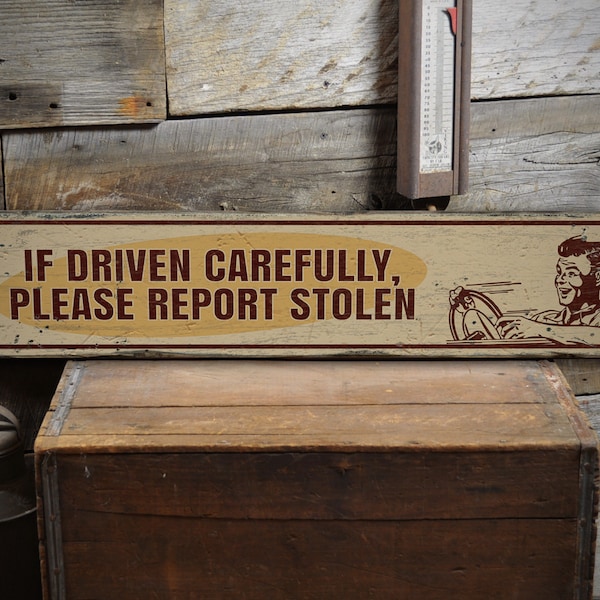 Drive Carefully Sign - Etsy