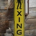 Skateboard Sign, Skate Crossing Sign, Son's Gift, Son's Room Decor ...
