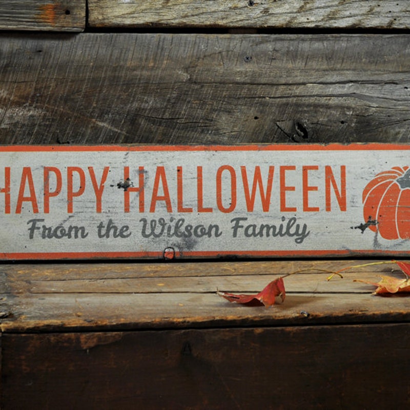 Wooden Pumpkin Sign - Etsy