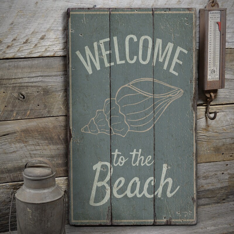 Wooden Beach Signs - Etsy