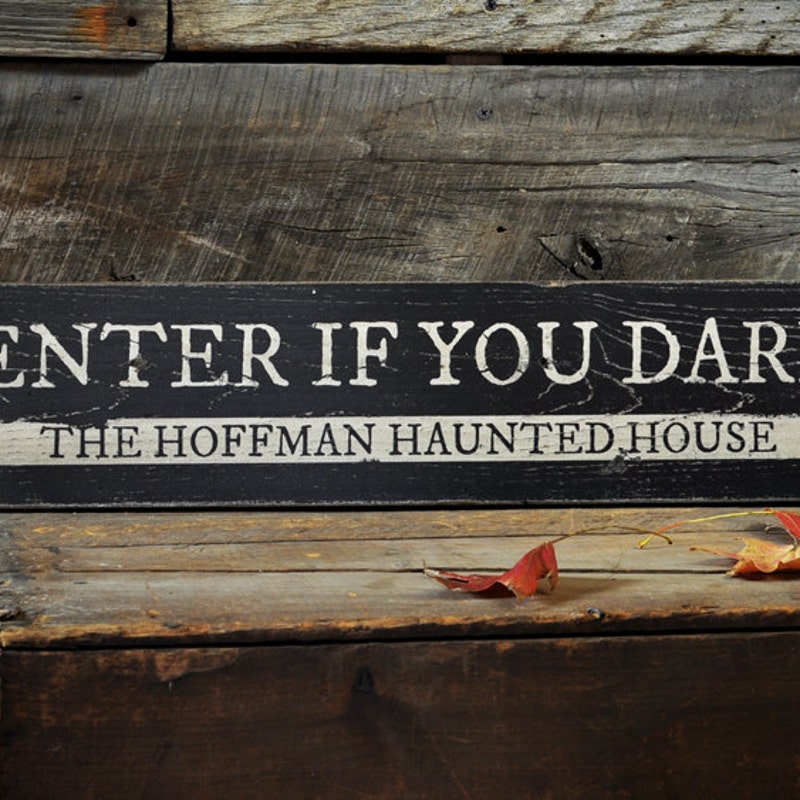 Enter If You Dare Sign - Etsy