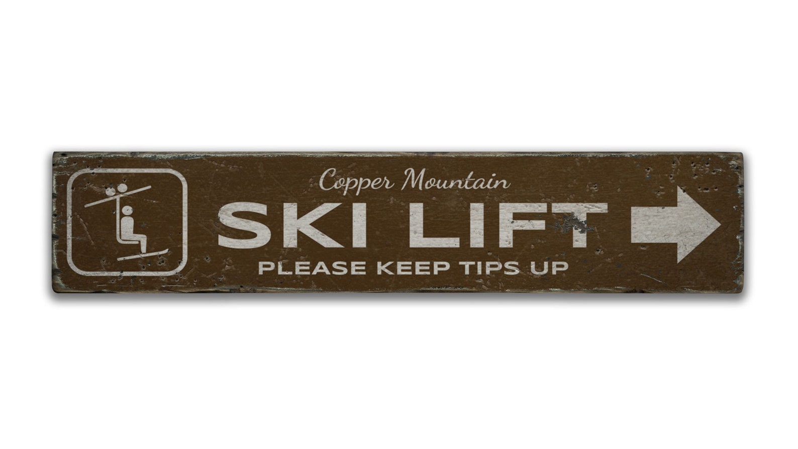 Ski Lift Sign Wooden Ski Lift Sign Skiing Gift Ski Trail | Etsy