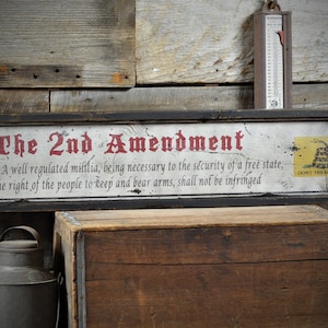 2nd Amendment Sign, 2nd Amendment Gift, Gun Rights Sign, Gun Owner Gift ...