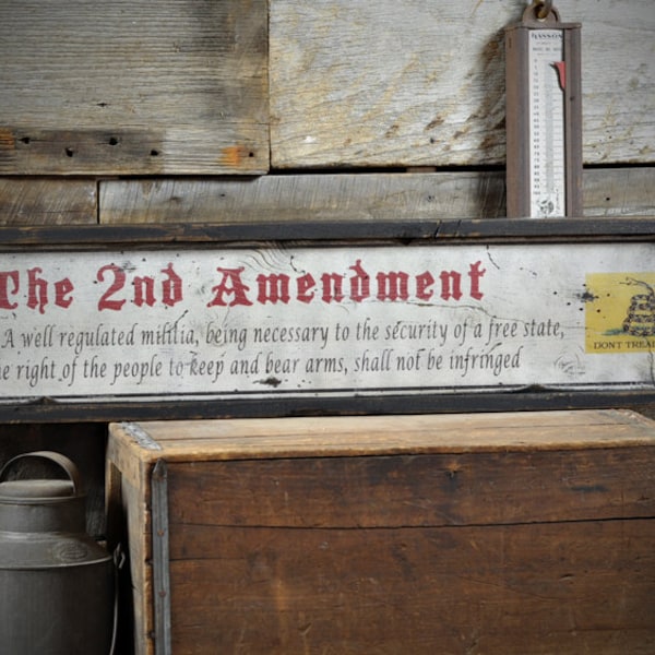 2nd Amendment Sign - Etsy