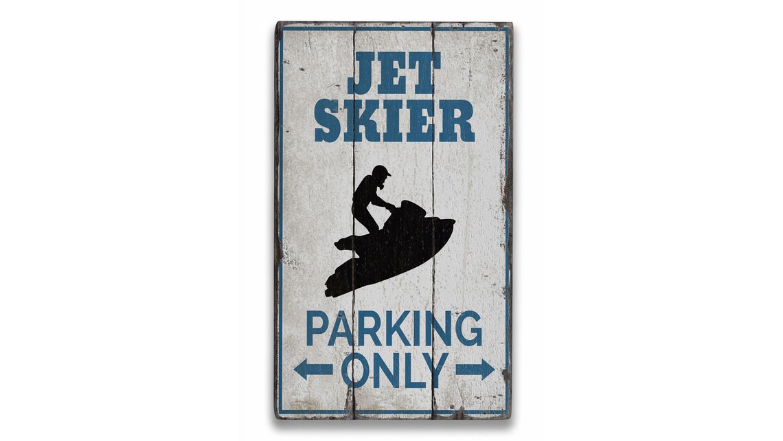 Jet Skier Sign Jet Skiing Signs Wood Wave Runners Sign Wood - Etsy