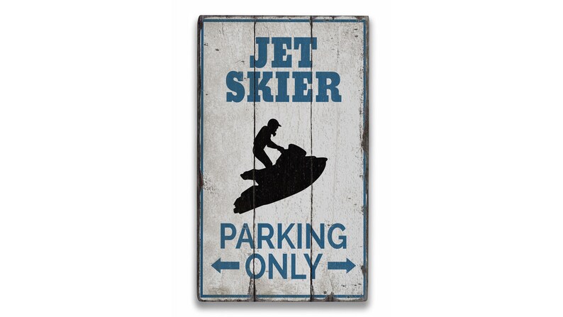 Jet Skier Sign Jet Skiing Signs Wood Wave Runners Sign Wood - Etsy