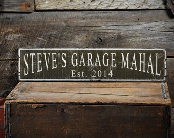 Wood Garage Sign - Etsy