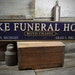 Custom Funeral Home Sign - Primitive Rustic Hand Made Vintage Wooden - Etsy