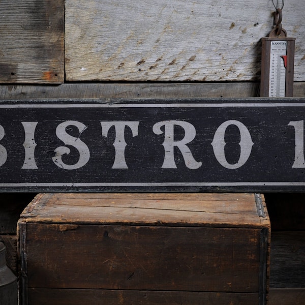 Rustic Bistro Table - Etsy