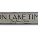 Lake Time Sign, on Lake Time Sign, Wood Lake Cabin Sign, Rustic Cabin ...