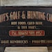 Custom Distressed Golfing Proprietor Sign Rustic Hand Made Vintage ...