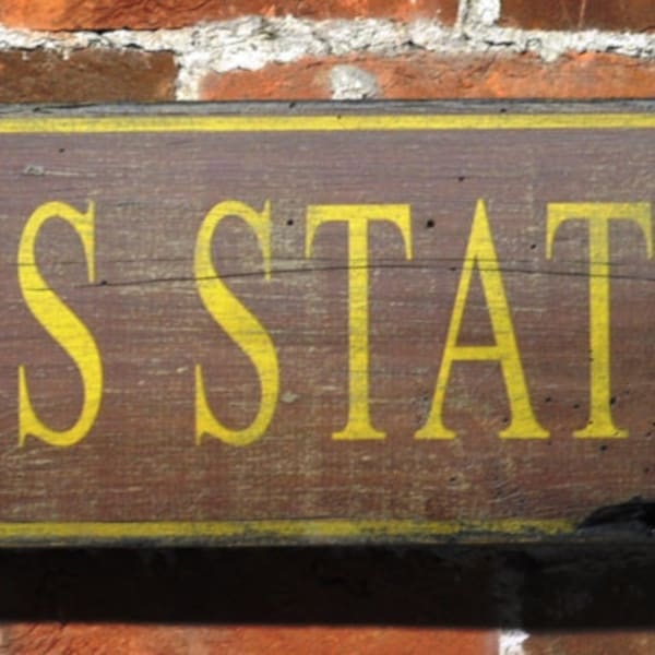 Indiana State Sign - Etsy