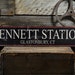 Custom Train Station City State Sign - Rustic Hand Made Distressed Wood ...
