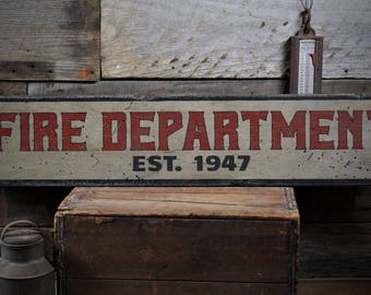 Fire Department Custom - Etsy