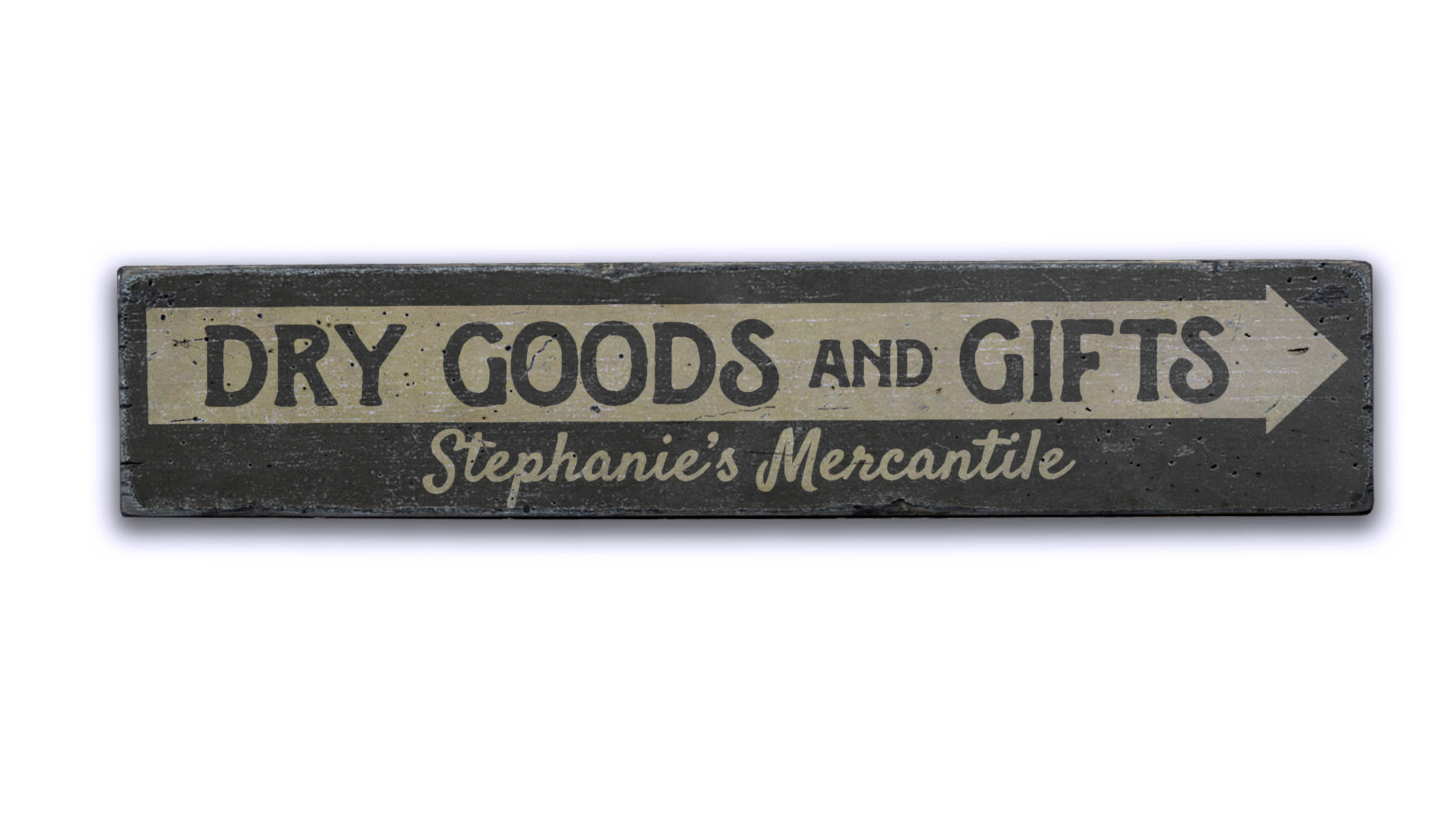 Dry Goods & Gifts Sign, Mercantile Decor, Custom Gift Shop Sign, Dry ...