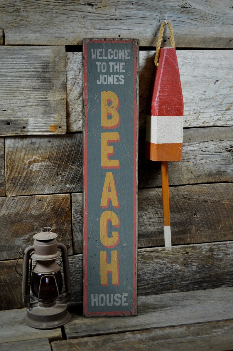Beach Sign Wooden Beach Sign Beach Sign Decor Beach Decor - Etsy