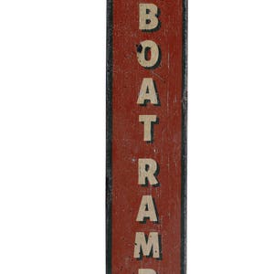 Boat Ramp Sign, Rustic Boat Sign, Custom Boating Decor, Boat Owner Gift ...