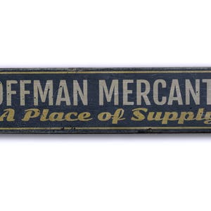 Family Mercantile Sign, Supply Store Sign, Mercantile Decor, Custom ...