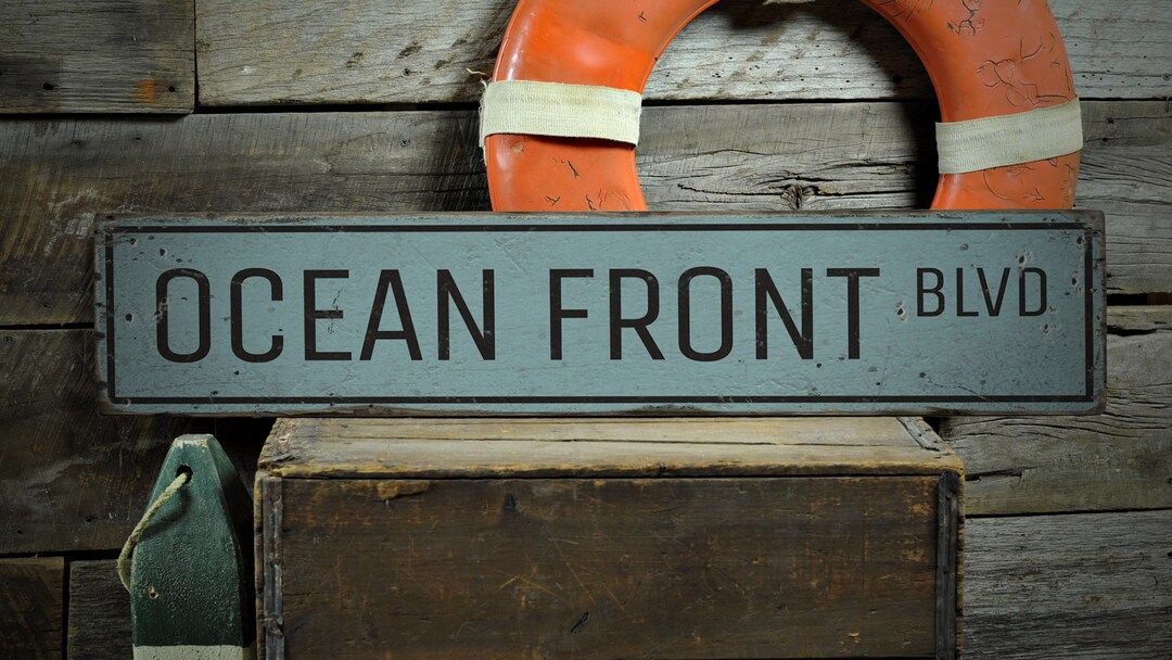 Ocean Signs, Beach House Decor, Beach House Gift, Decor for Ocean House ...