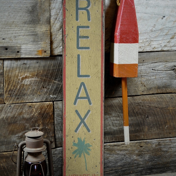 Relax Sign - Etsy