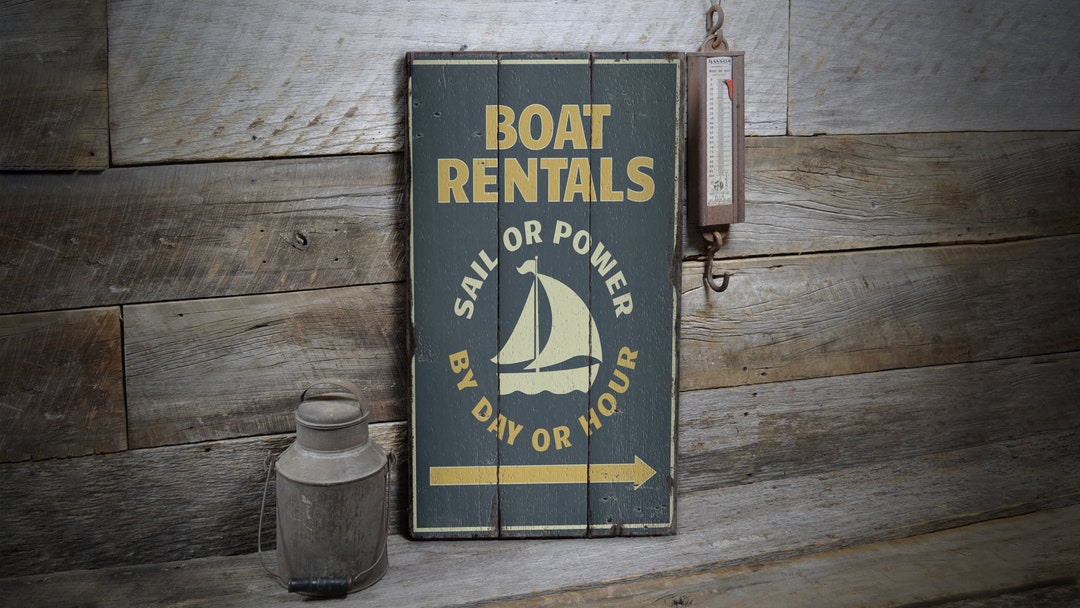 Boat Rentals Sign, Sailing Boats Decor, Boat Lifestyle, Boat Lover ...