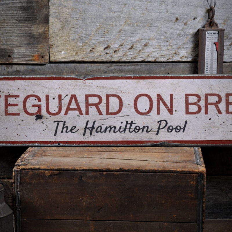 Lifeguard Signs - Etsy