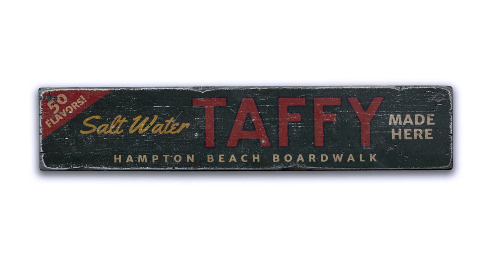 Salt Water Taffy Sign Custom Boardwalk Sign Beach Gift for | Etsy