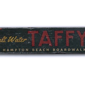 Salt Water Taffy Sign, Custom Boardwalk Sign, Beach Gift for Ocean ...