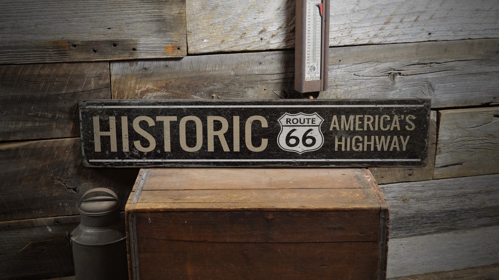 Route 66 Historic Sign Route 66 Old Sign Old Garage Sign | Etsy