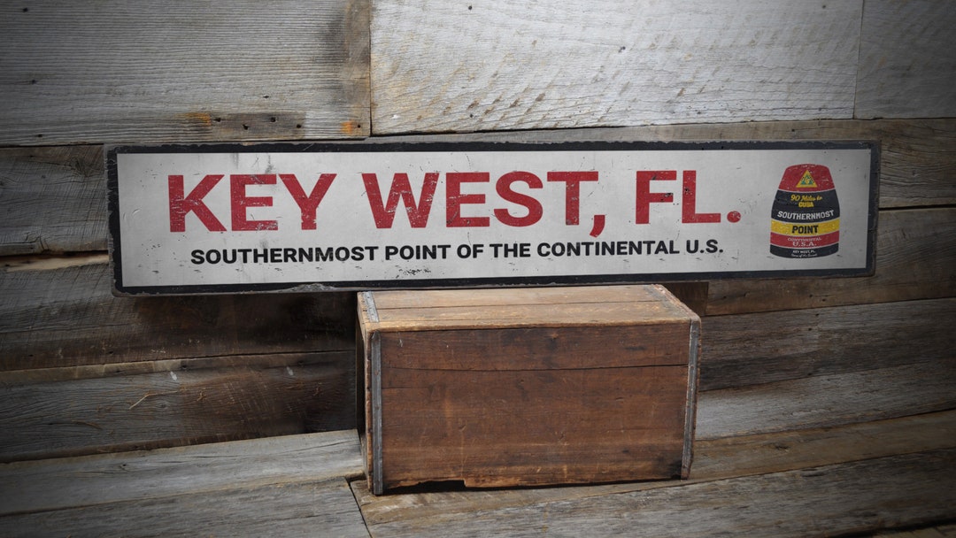 Key West Florida, Southernmost Point Sign, Key West Sign, Destination ...
