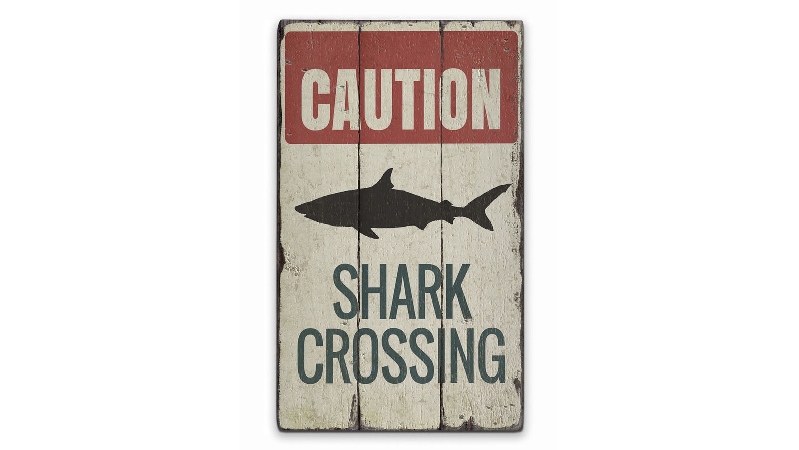 Shark Crossing Caution Shark Sign Wood Shark Xing Sign - Etsy
