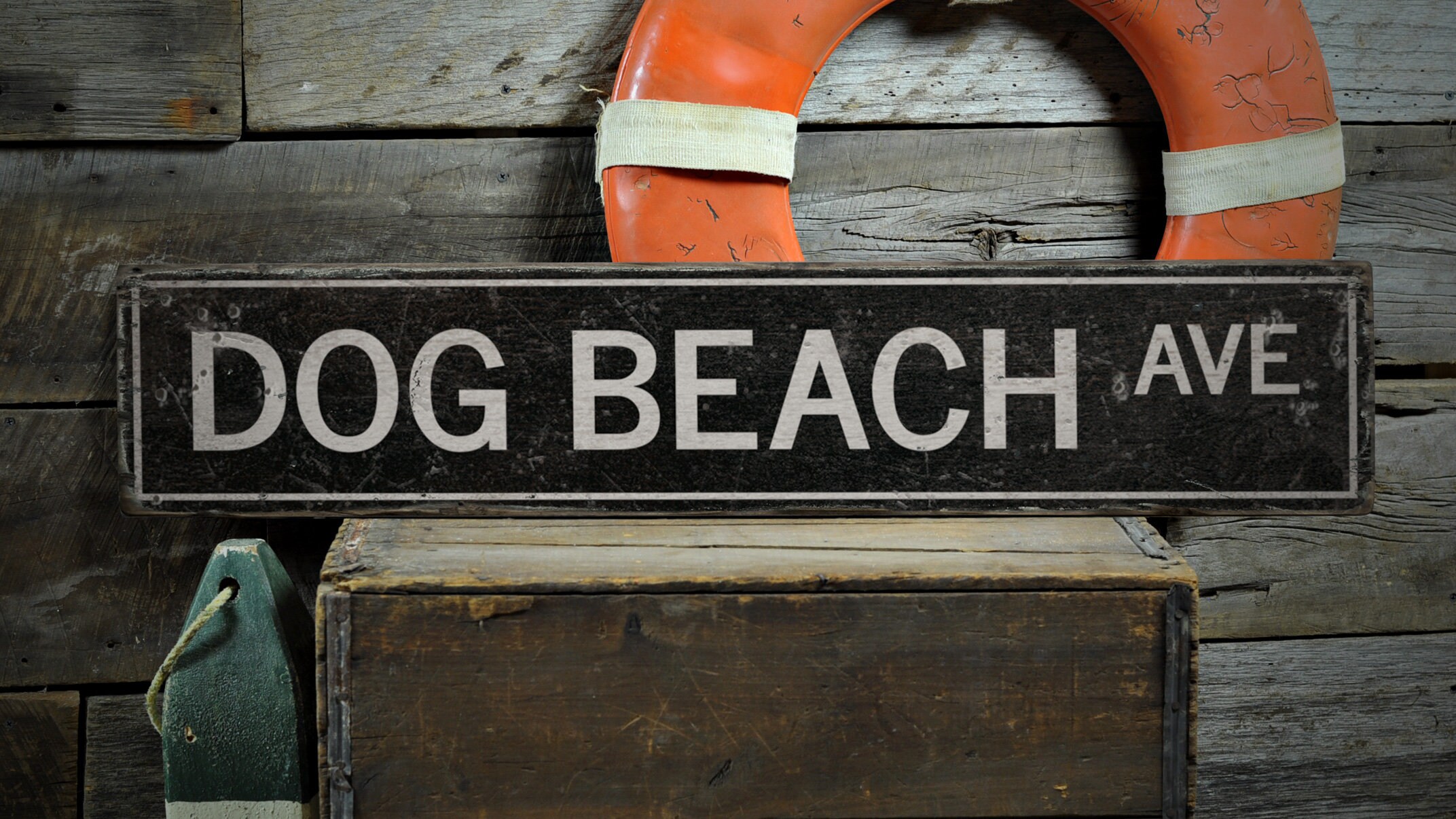 Dog Beach Sign