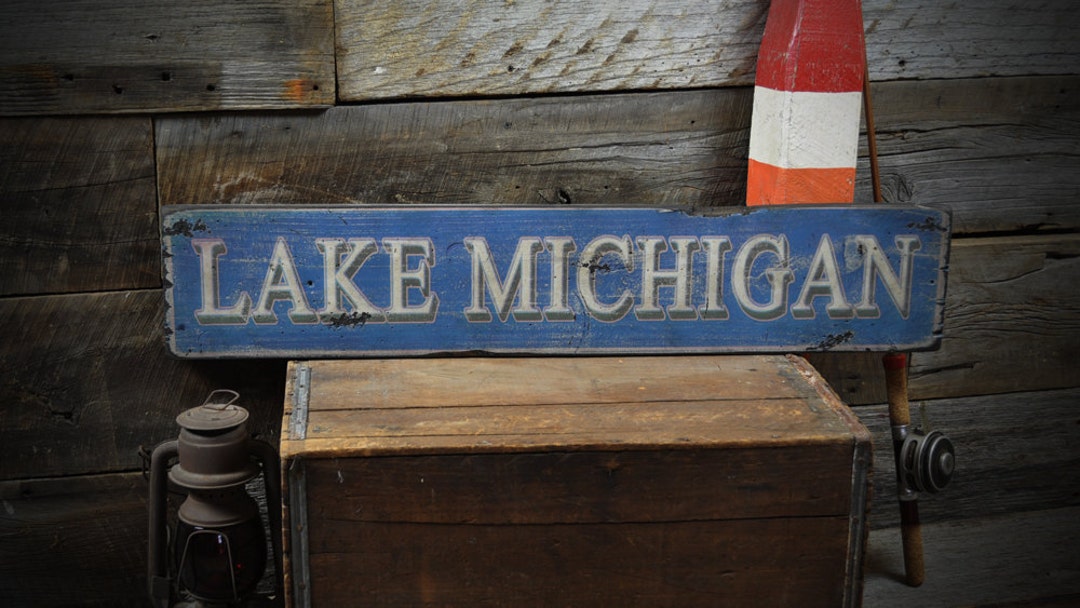 Personalized Lake Sign - Rustic Hand Made Vintage Wooden Sign Decor - Etsy