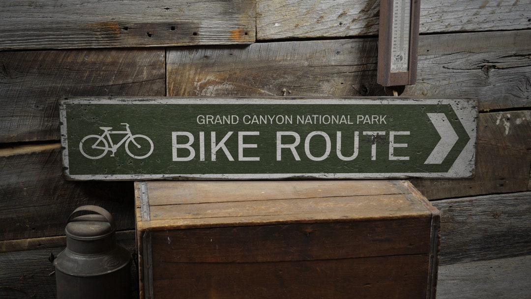 Biking Sign, Wooden Biking Sign, Bike Room Gift, Bike Trail Decor ...
