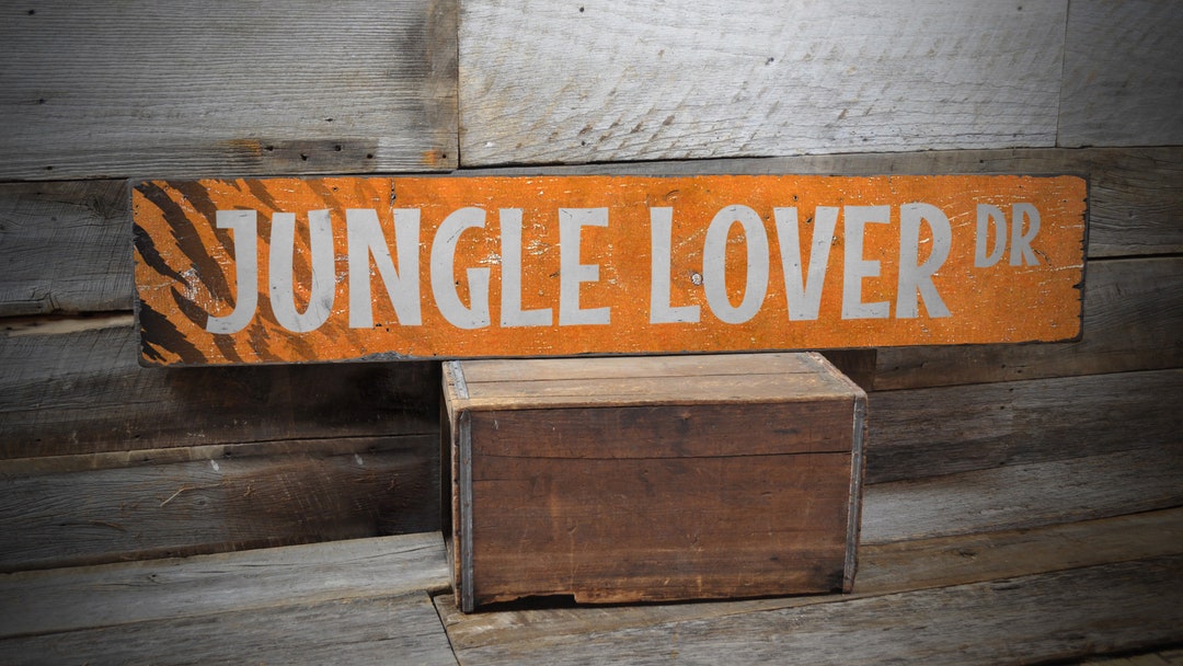 Jungle Lover Sign, Jungle Sign, Jungle Decor, Kids Room Decor, Safari ...