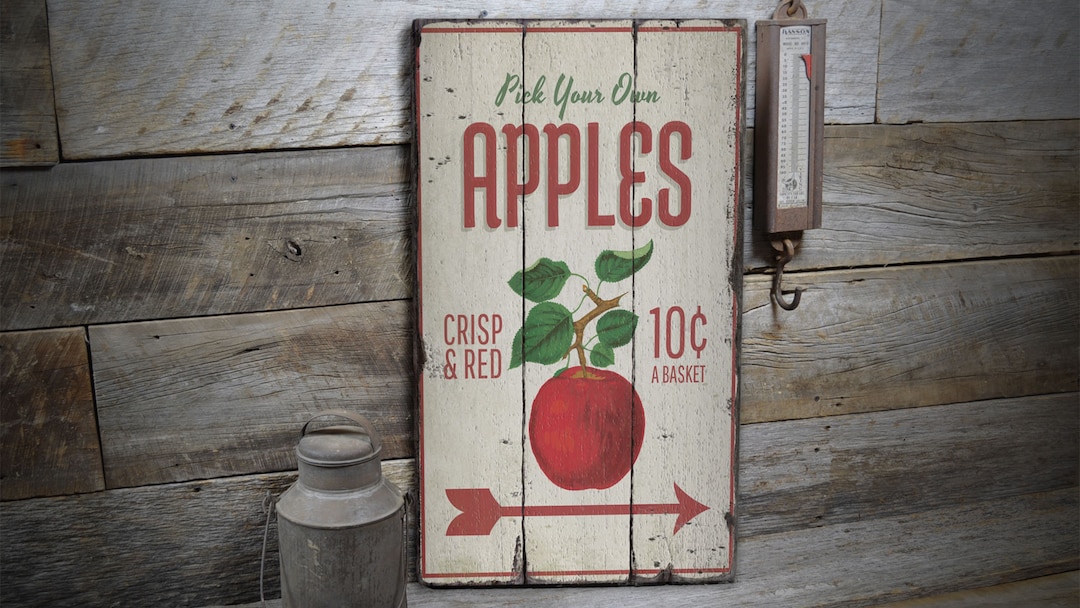 Apple Picking Sign, Apple Tree Decor, Apple Picking Decor, Flower Decor ...
