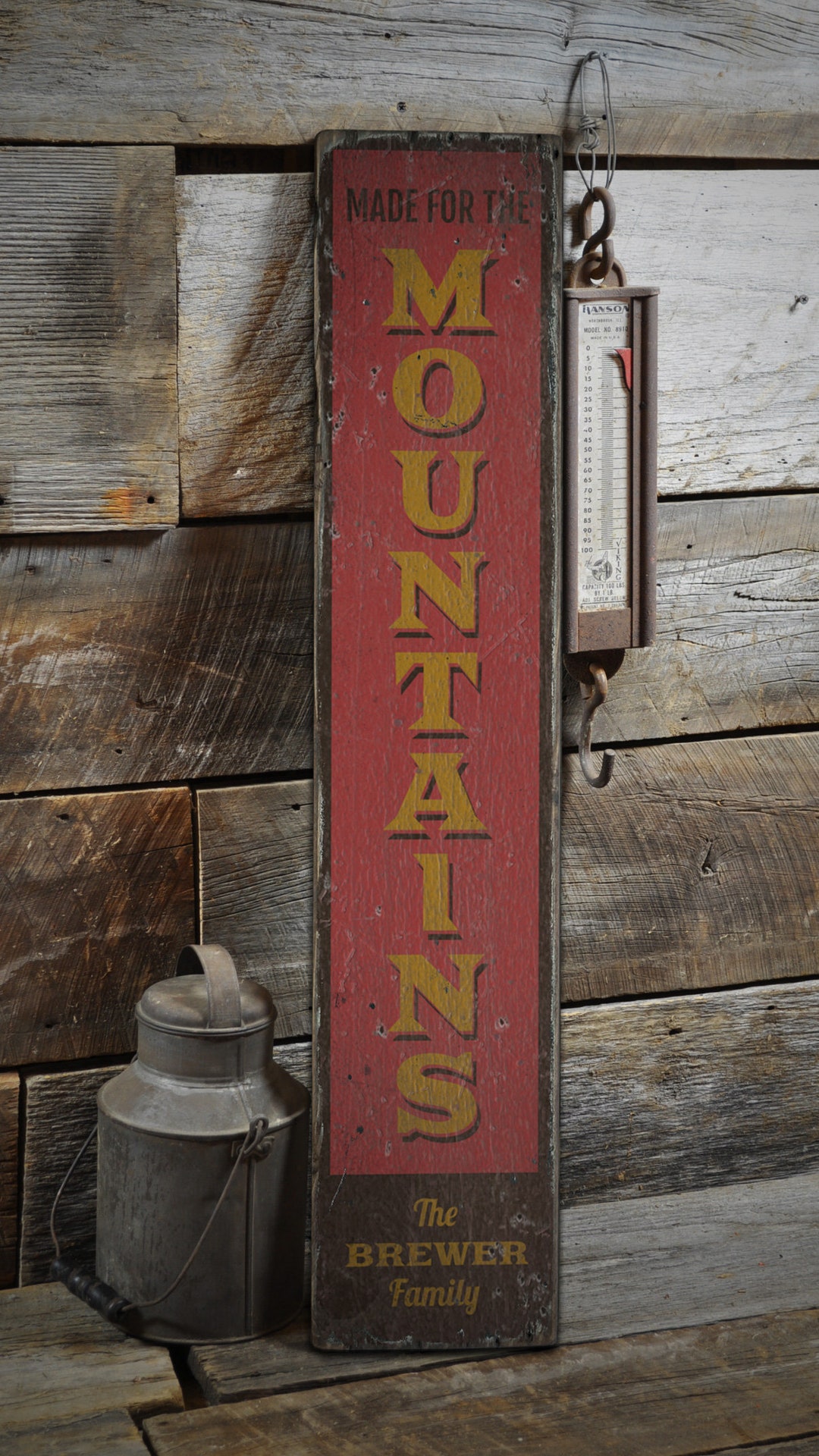 Mountain Adventure Sign, Wooden Mountain Sign, Mountain Sign, Old ...