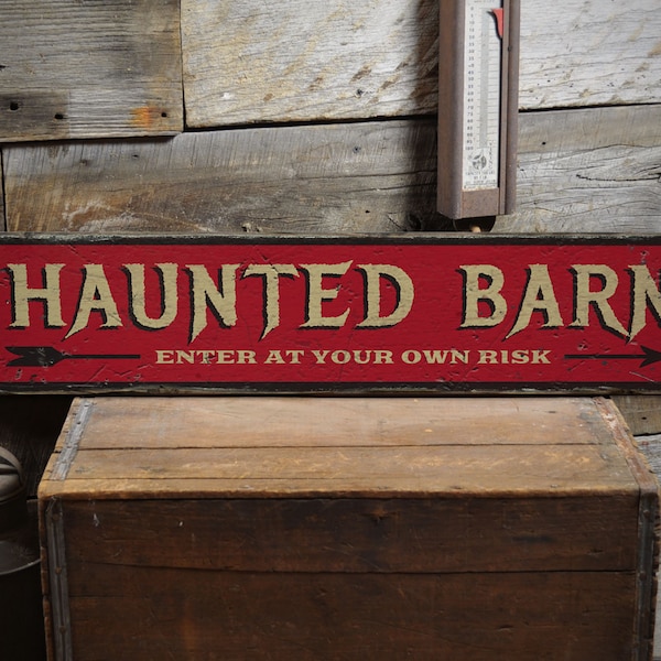 Scary Sign - Etsy
