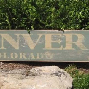 Custom City State Directional Wood Sign Wooden Sign Decor - Etsy