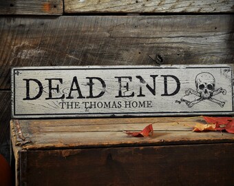 DEAD END Sign Traffic Signs Road Door Kids Room Gift - Etsy