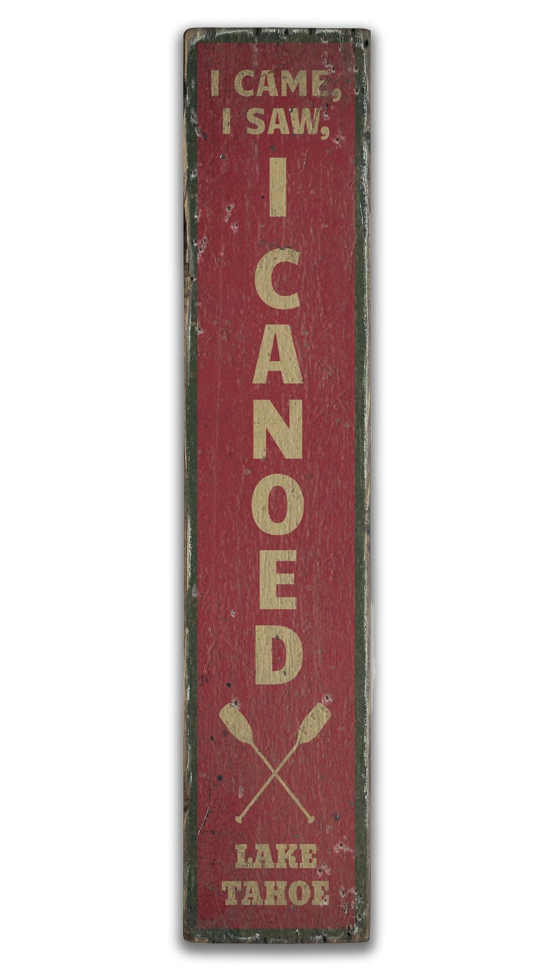 Canoeing Sign River Canoeing Sign Wooden Canoeing Sign - Etsy