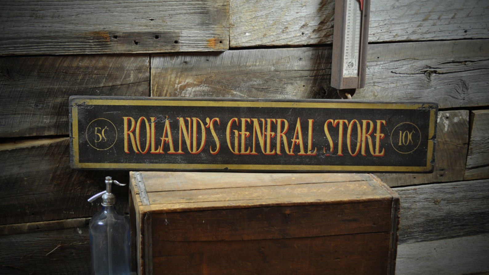Personalized General Store Sign Custom Wooden Sign Decor - Etsy