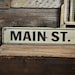 Rustic Old Style Street Sign - Rustic Hand Made Distressed Wooden Sign ...